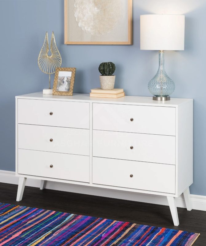 Inspiring Mid Century White Dresser Images